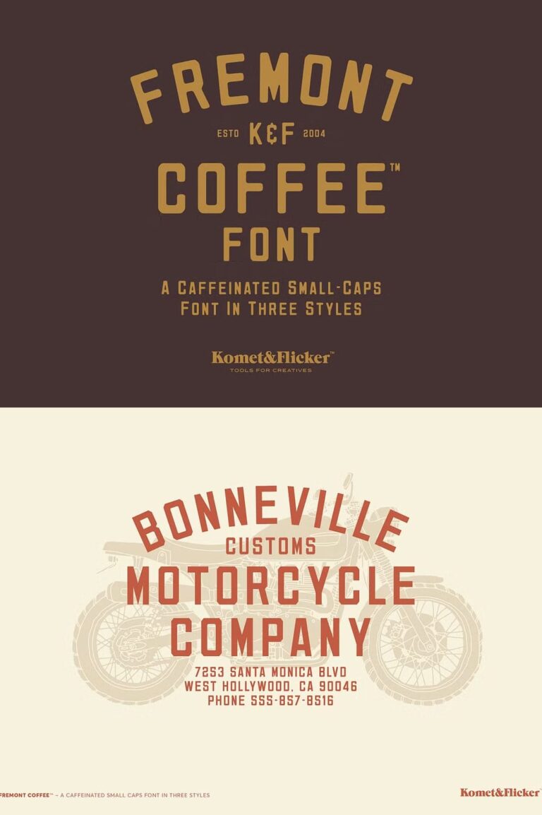 Fremont Coffee - A Caffeinated Font - Siteoutsite