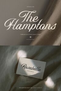 The Hamptons Script font - Siteoutsite