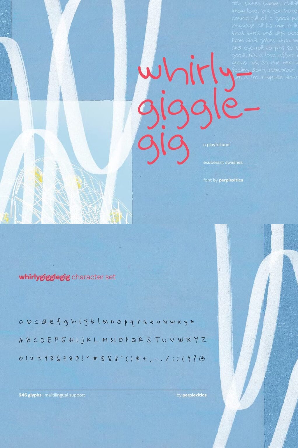 Whirlygigglegig Handwritten Font - Siteoutsite