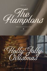 The Hamptons Script font - Siteoutsite