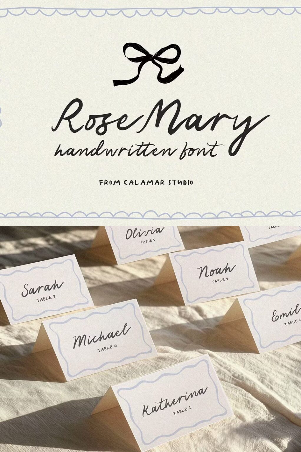 Rose Mary Handwritten Wedding Font - Siteoutsite