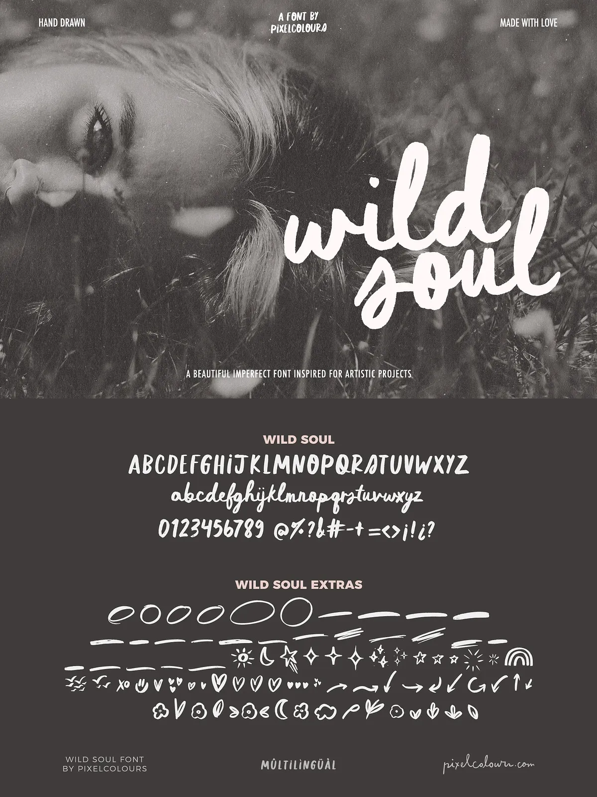 Script Brush Font Duo Wild Soul - Siteoutsite